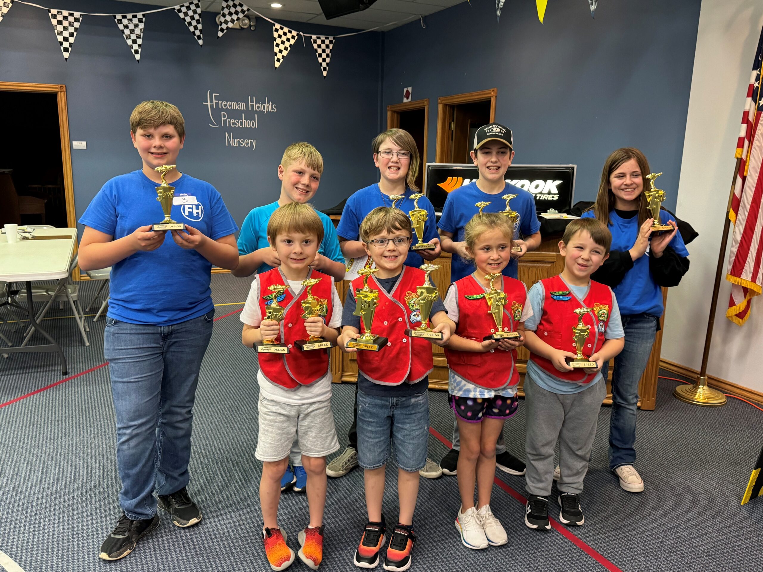Freeman Heights Baptist Church AWANA Pinewood Derby Race 2024 - Carroll County News