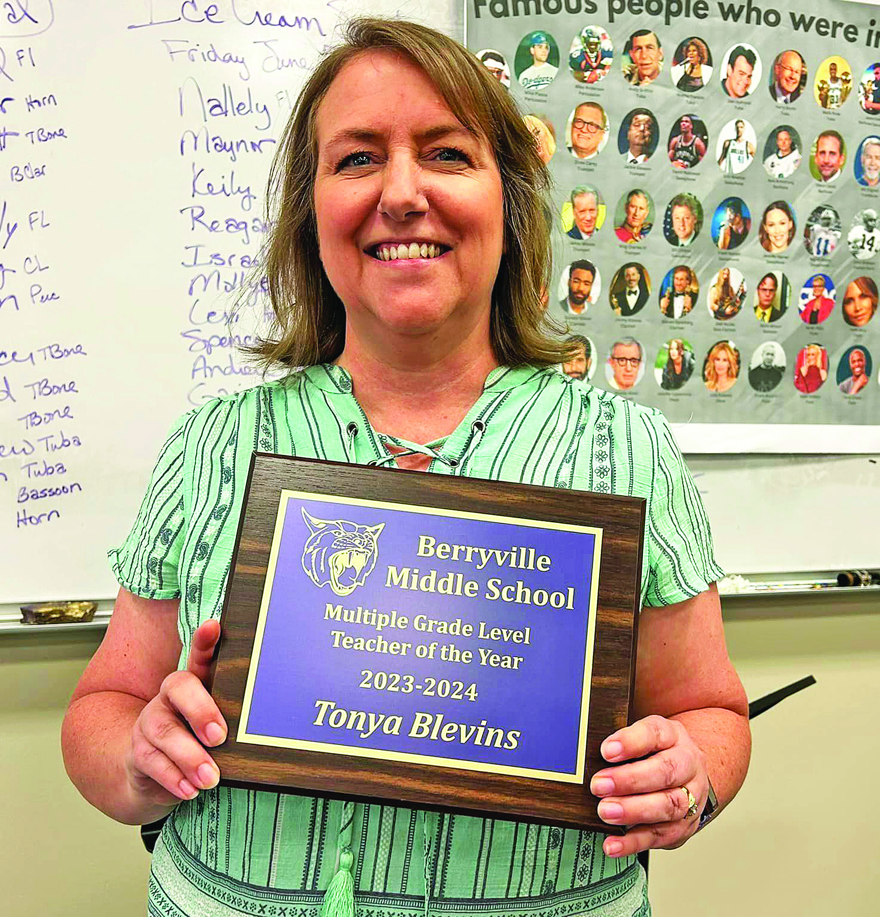 Berryville Middle School Teacher of the Year: Tonya Blevins - Carroll ...